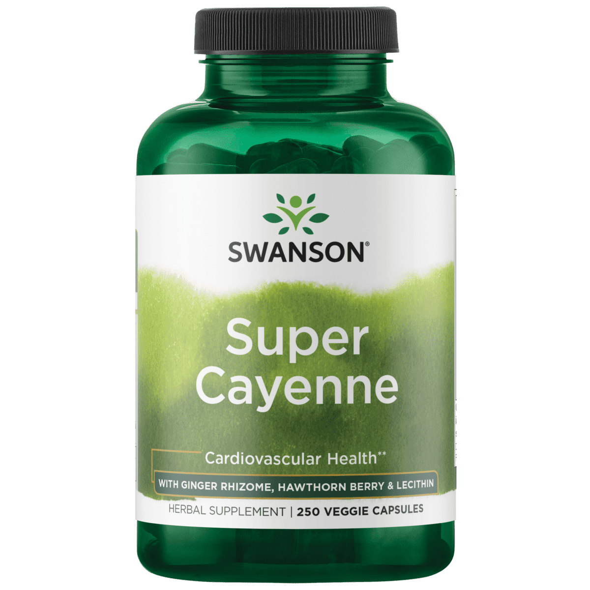 Swanson Super Cayenne Pepper Pills, 250 Veggie Capsules for Blood ...