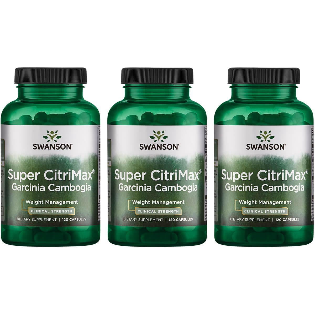 Swanson Super Citrimax Garcinia Cambogia 120 Caps 3 Pack - Walmart.com