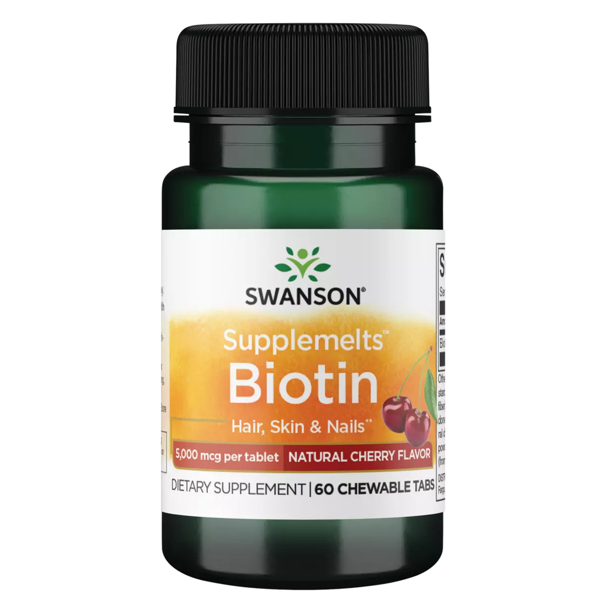 Swanson_Supplemelts_Biotin_5,000_Mcg_60_Chewable_Tablets - Walmart.com
