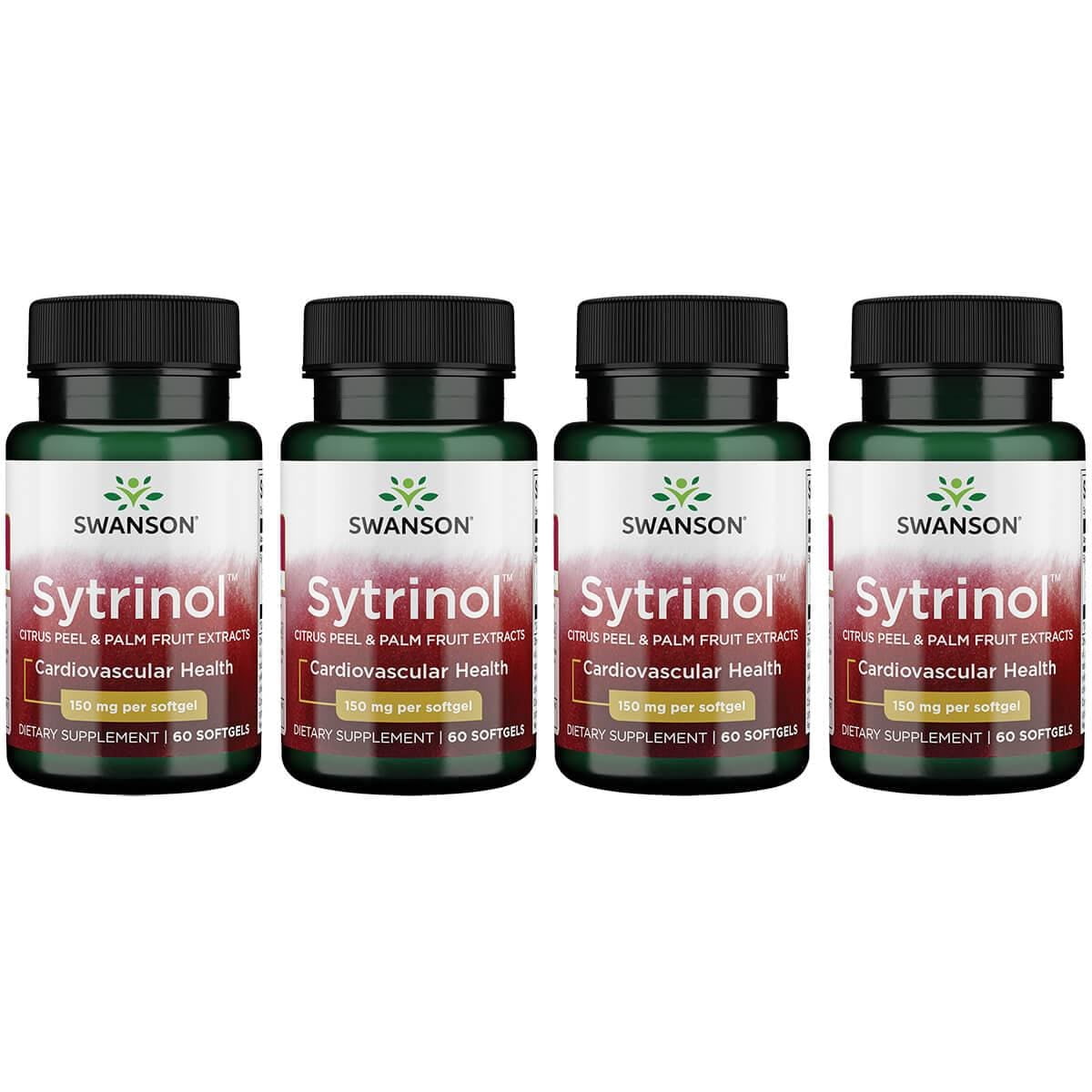 Swanson Sytrinol 150 mg 60 Sgels 4 Pack - Walmart.com