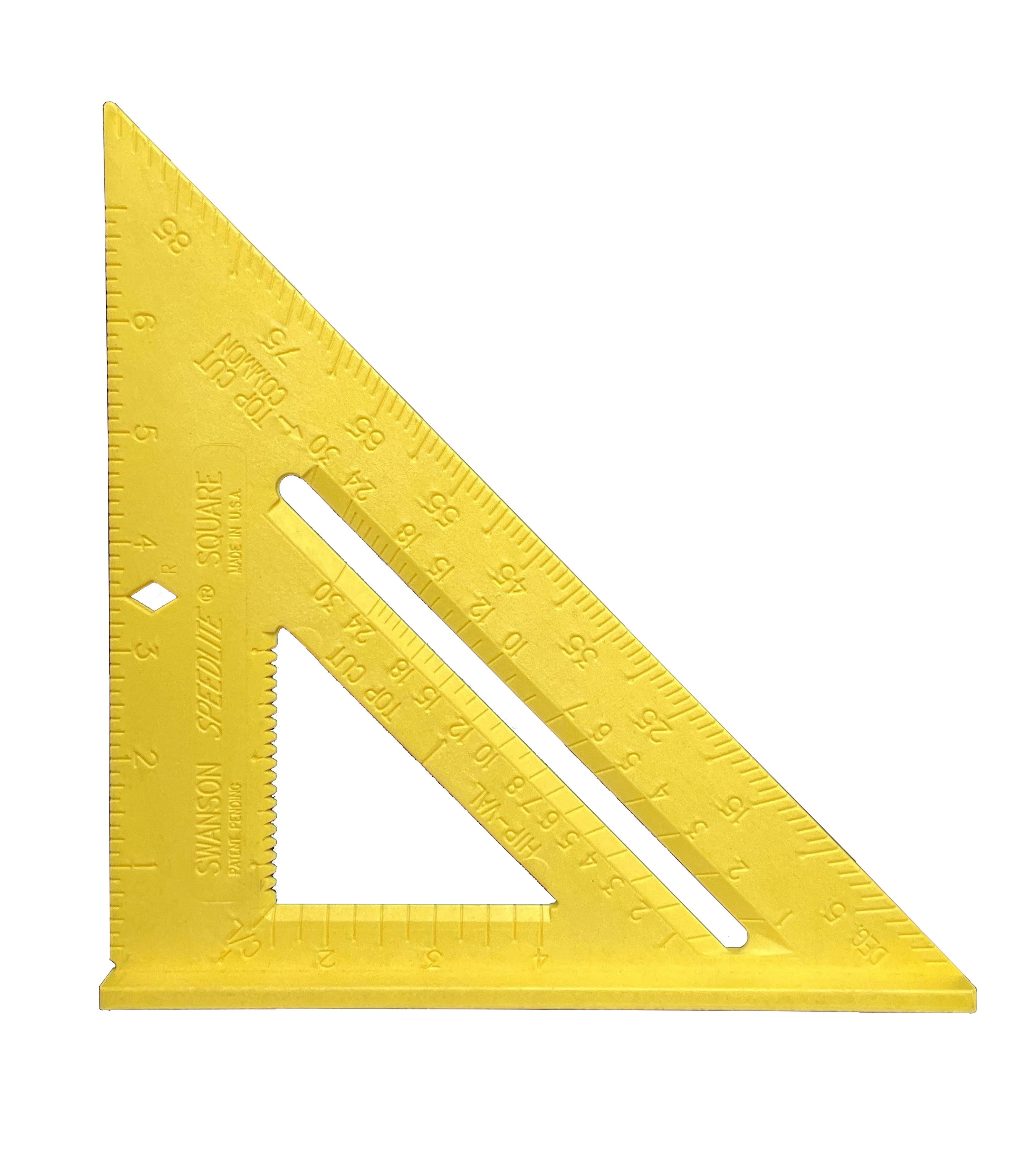 Swanson T0119 8-inch Speedlite Square Yellow Composite - Walmart.com