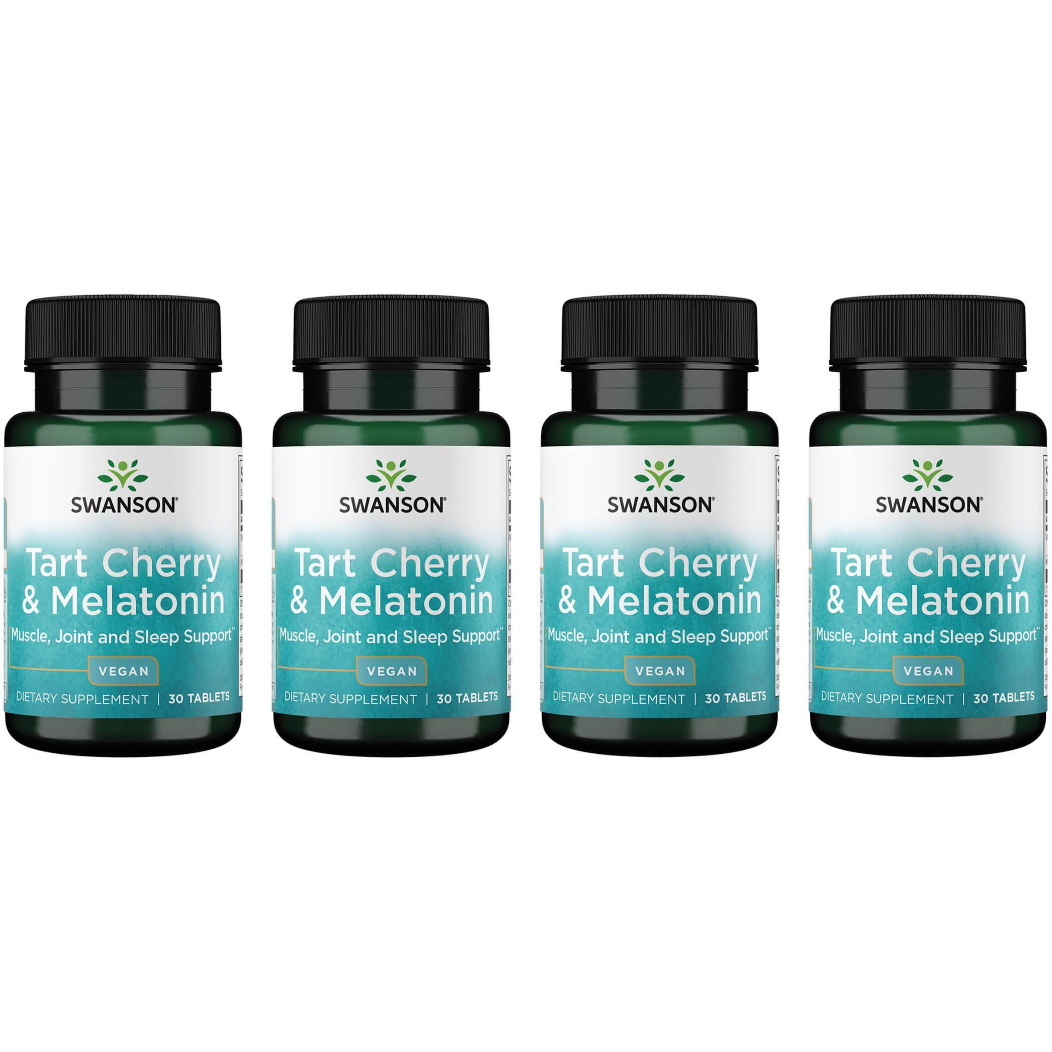 Swanson Ultra Tart Cherry & Melatonin - Vegan, Non-GMO, Antioxidant ...