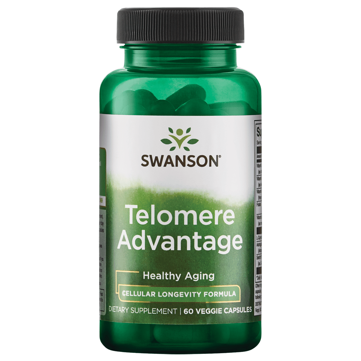 Swanson Telomere Advantage, 60 Veggie Capsules - Supports Healthy Aging ...
