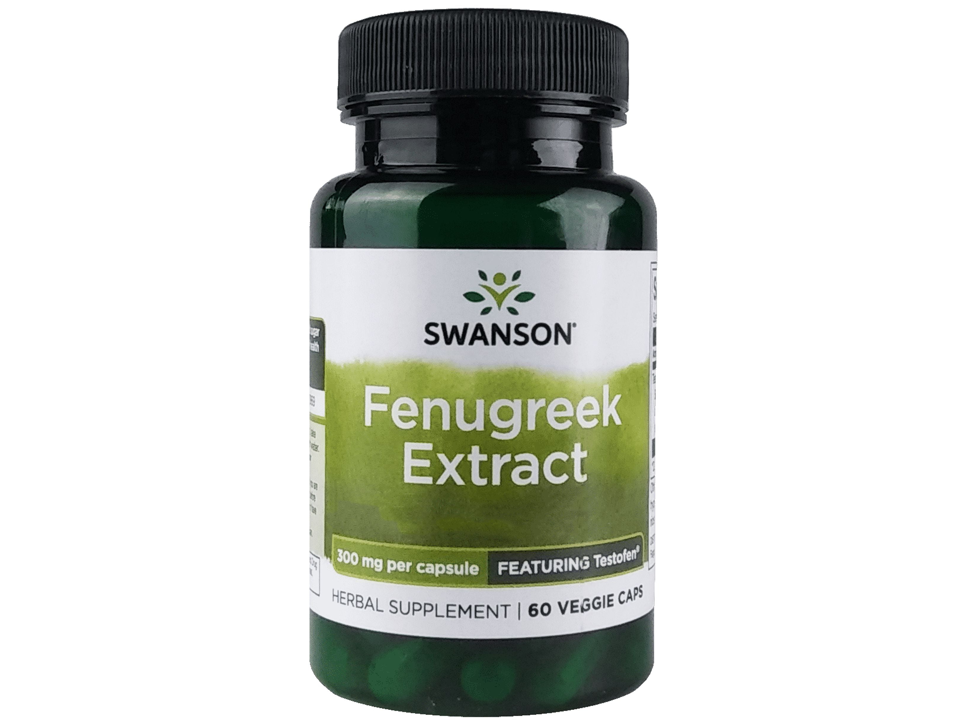 Swanson Testofen Fenugreek Extract - Hormone Support Supplement for Men ...