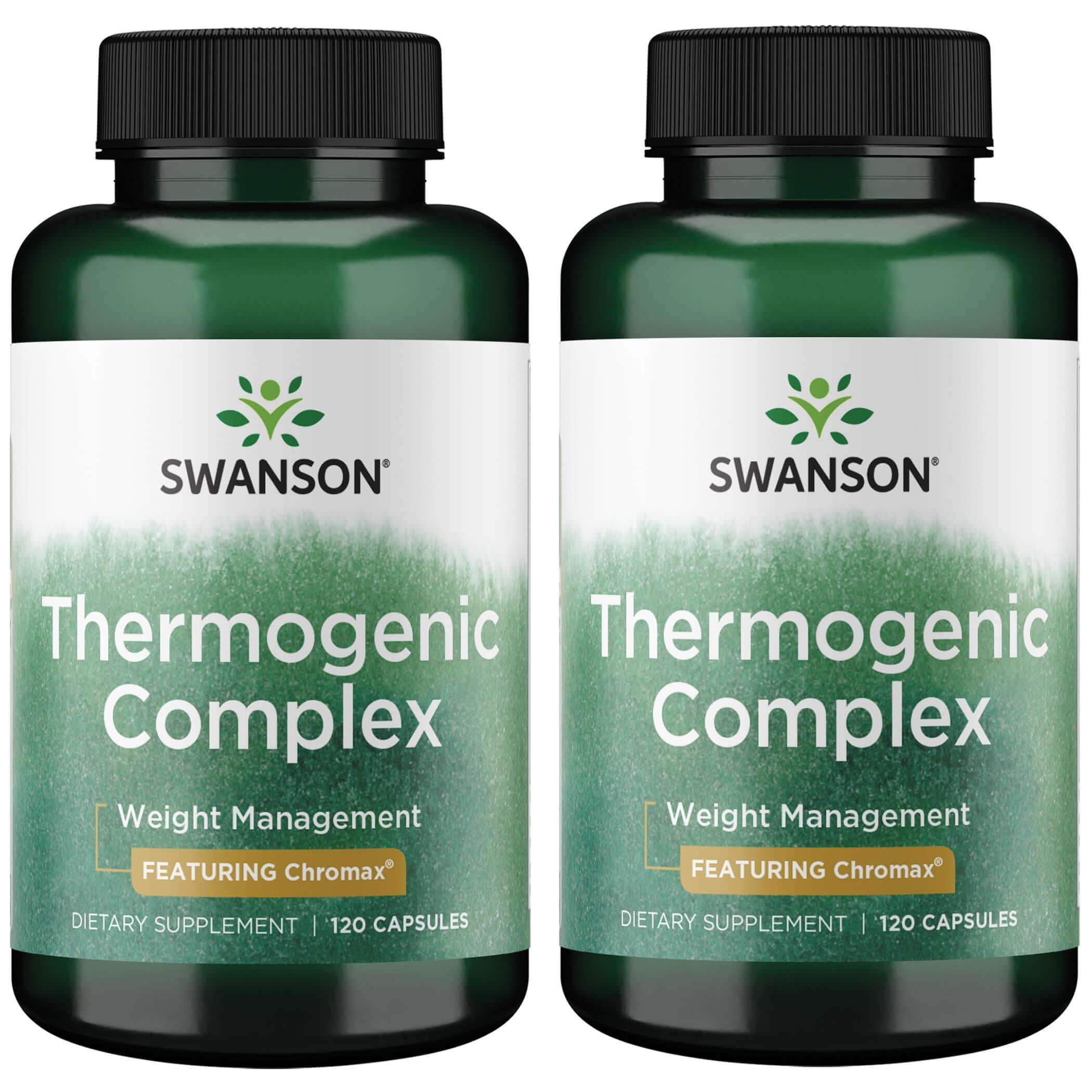 Swanson Thermogenic Complex, Green Tea EGCG, Fat Burn, Non-GMO, 120 ...