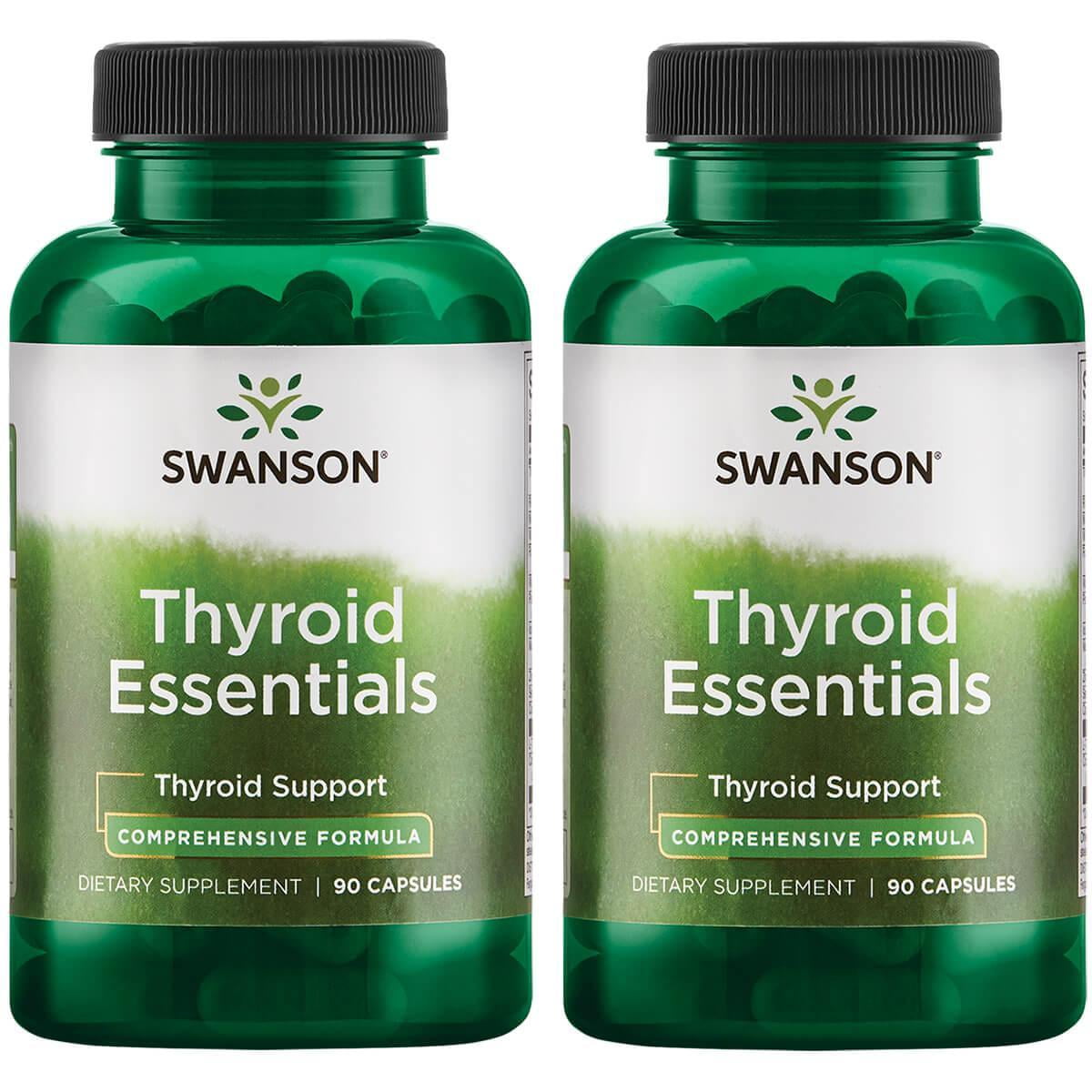 Swanson Thyroid Essentials - Comprehensive Formula 90 Caps 2 Pack - Walmart.com