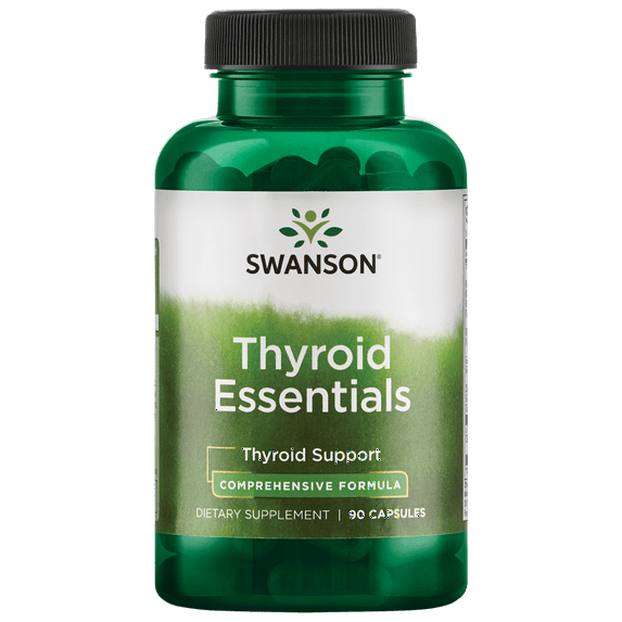 Swanson Thyroid Essentials - Comprehensive Formula 90 Caps - Walmart.com