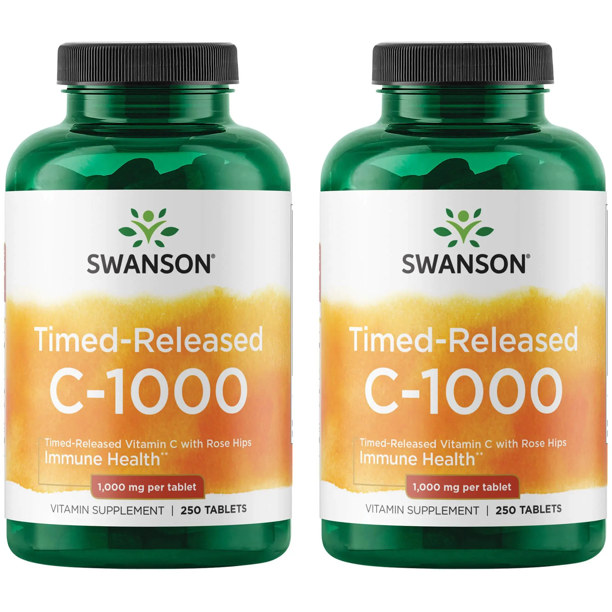 Swanson Timed-Release Vitamin C with Rose Hips Immune System Support Skin Cardiovascular Health ...