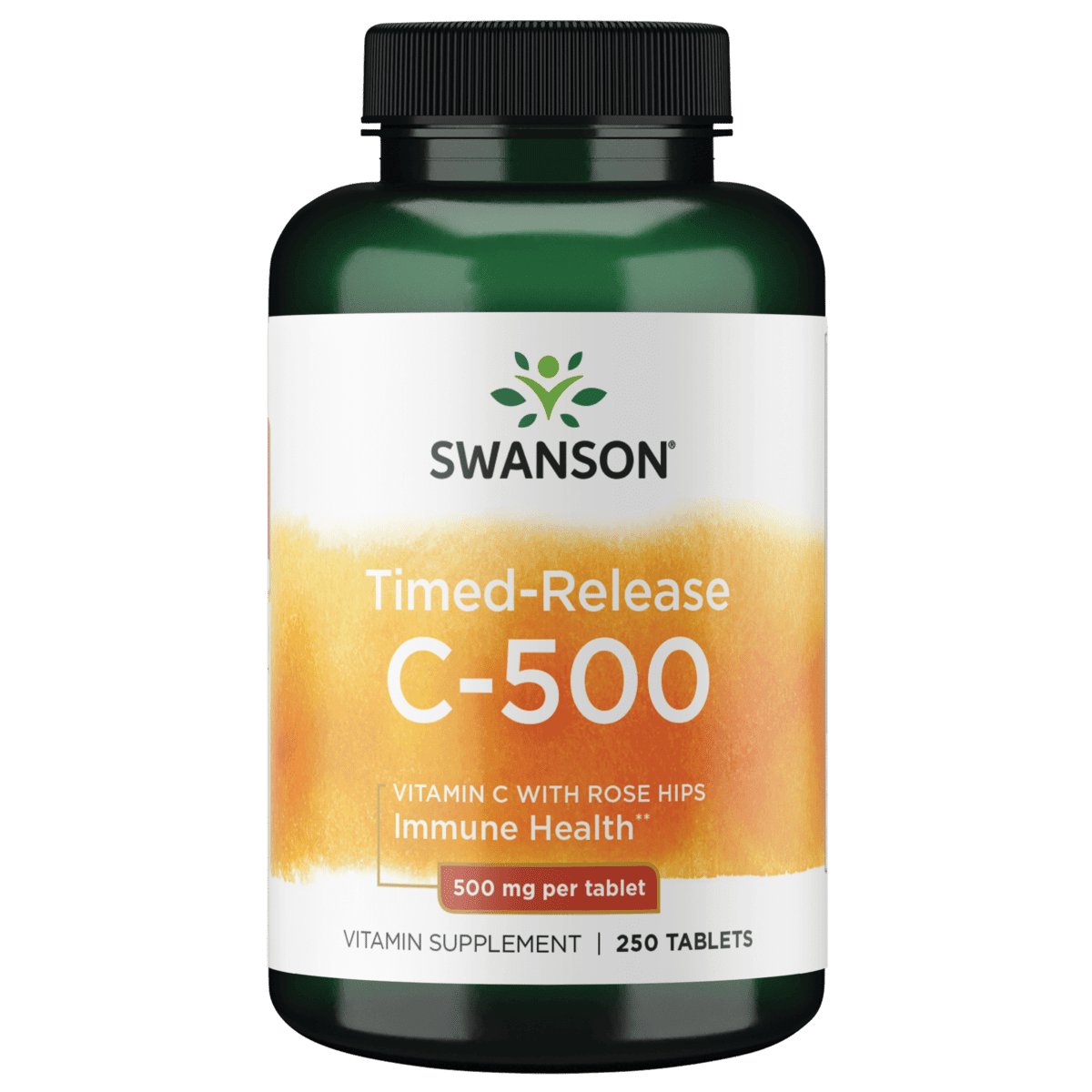 Swanson Vitamin C with Rose Hips Tablets (500mg), Antioxidant Boost ...