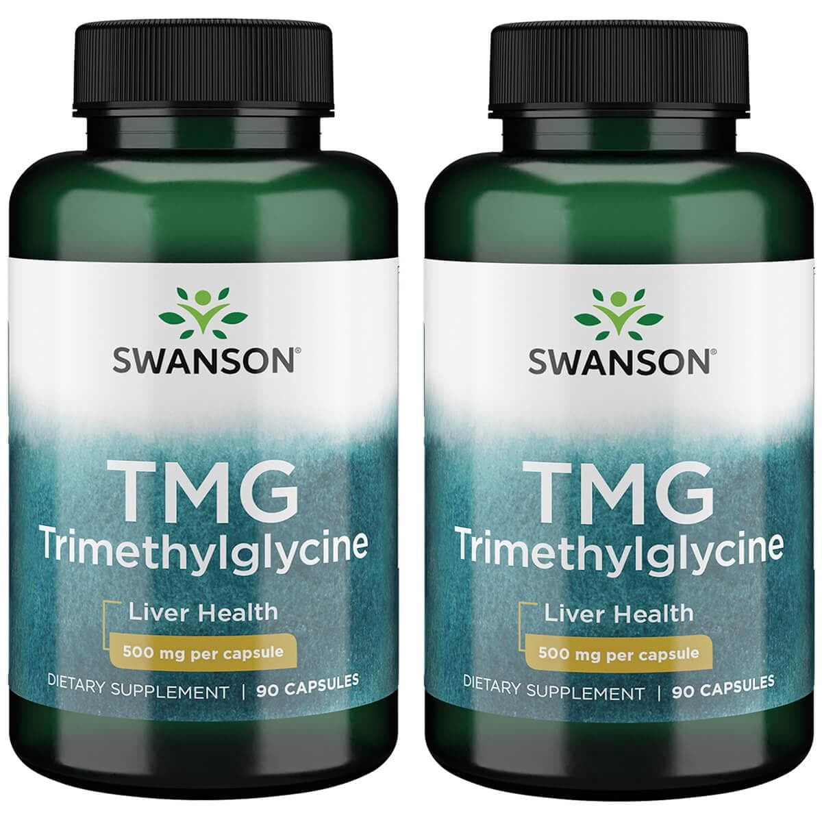 Swanson Tmg Trimethylglycine 500 mg 90 Caps 2 Pack - Walmart.com