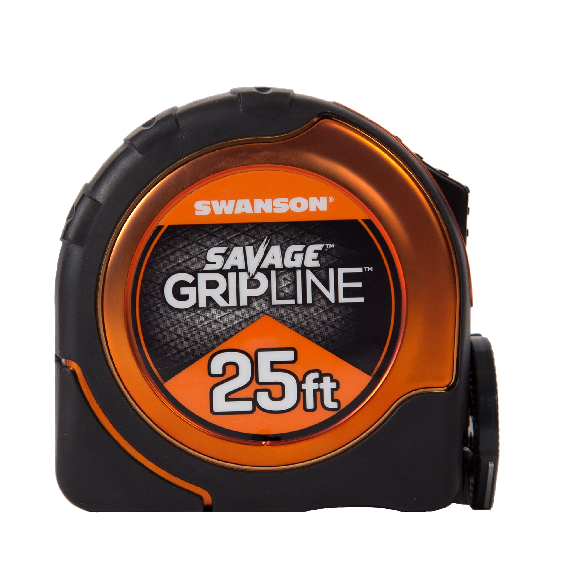 Swanson Tool Co Savage 25-Foot Steel Grip Line Magnetic Measuring Tape ...