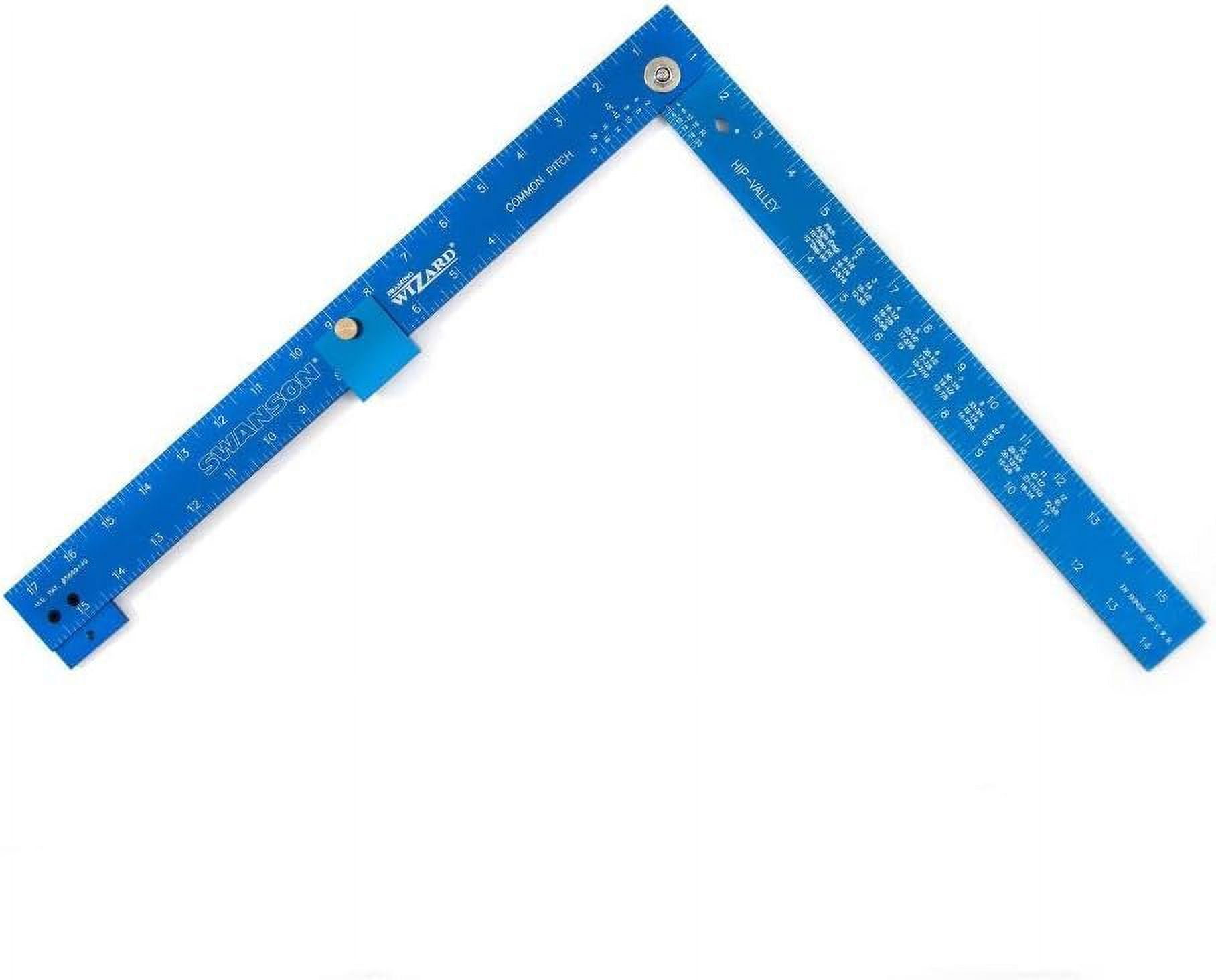 Swanson Tool Co T001WZ Framing Wizard Folding Aluminum Framing Square ...