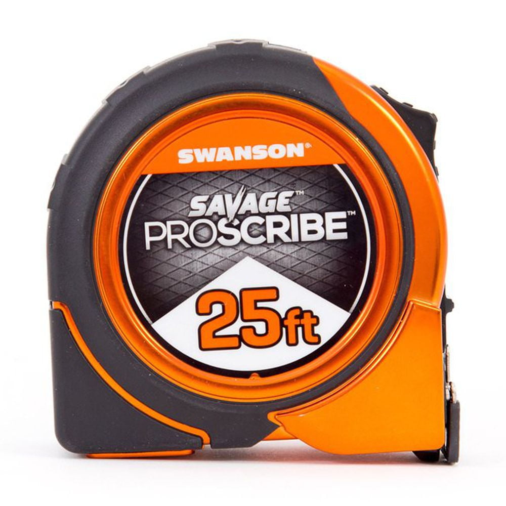 Swanson Tool SVPS25M1 25-Feet Magnetic Savage Proscribe Tape Measure ...
