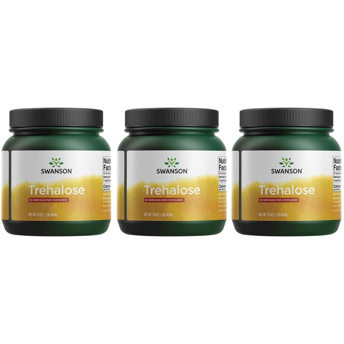 Swanson Trehalose 16 oz Pwdr 3 Pack - Walmart.com