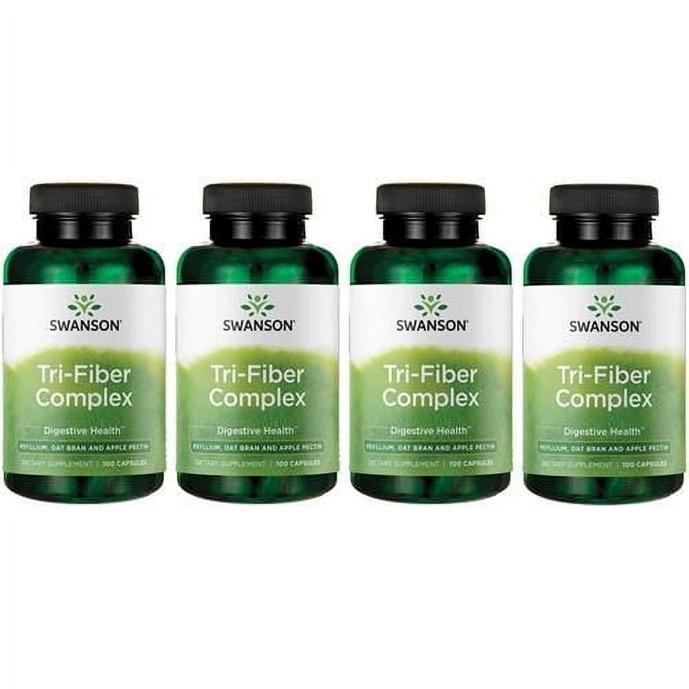 Swanson Tri-Fiber Complex - Digestive Health Supplement Made With ...