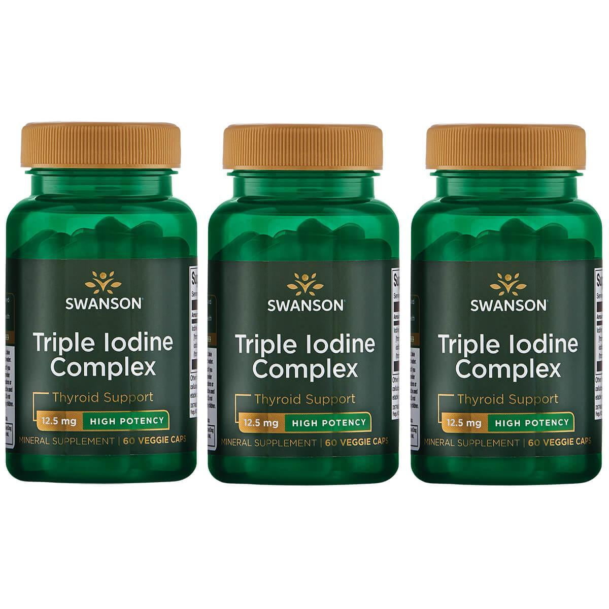 Swanson Triple Iodine Complex-Natural Supplement for Vital Thyroid ...