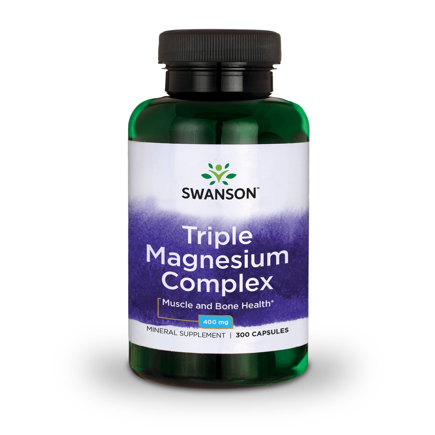 Swanson Triple Magnesium Complex 400 mg 30 Capsules - Walmart.com