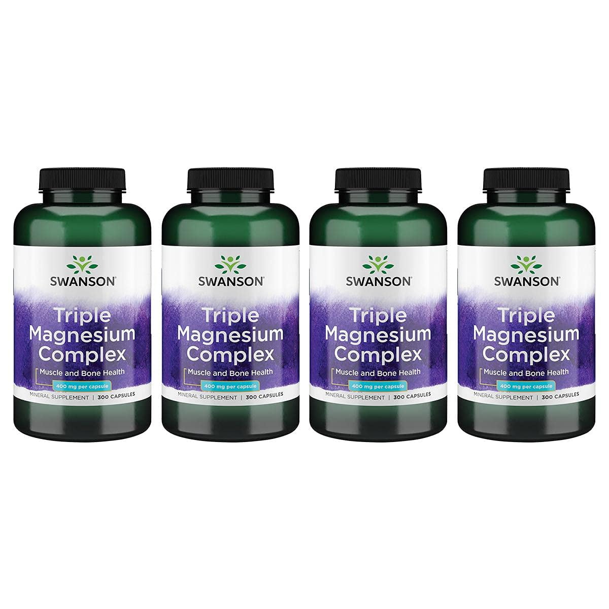 Swanson Triple Magnesium Complex - Mineral Supplement - Natural Support ...