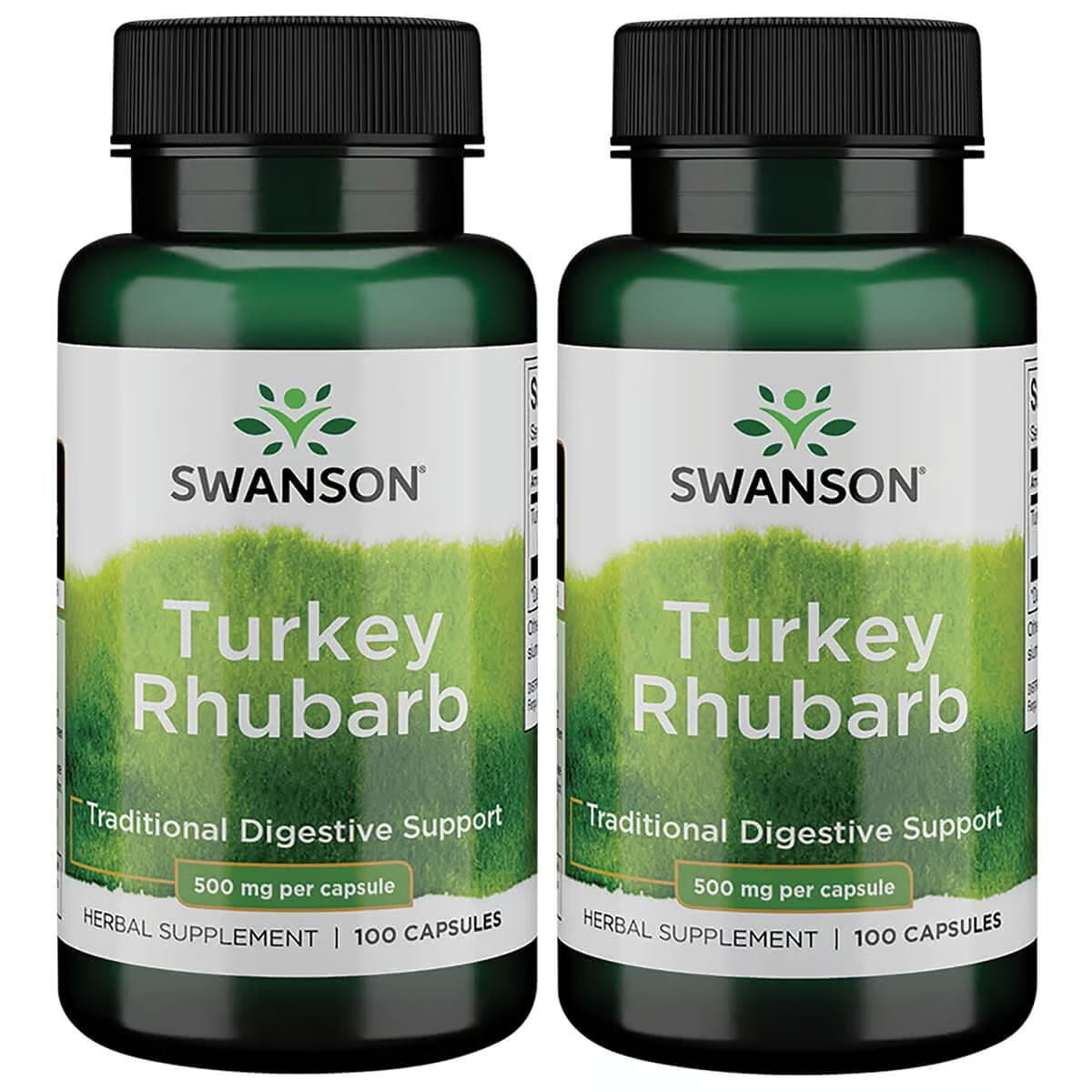 Swanson Turkey Rhubarb - Herbal Supplement for Digestive Health ...