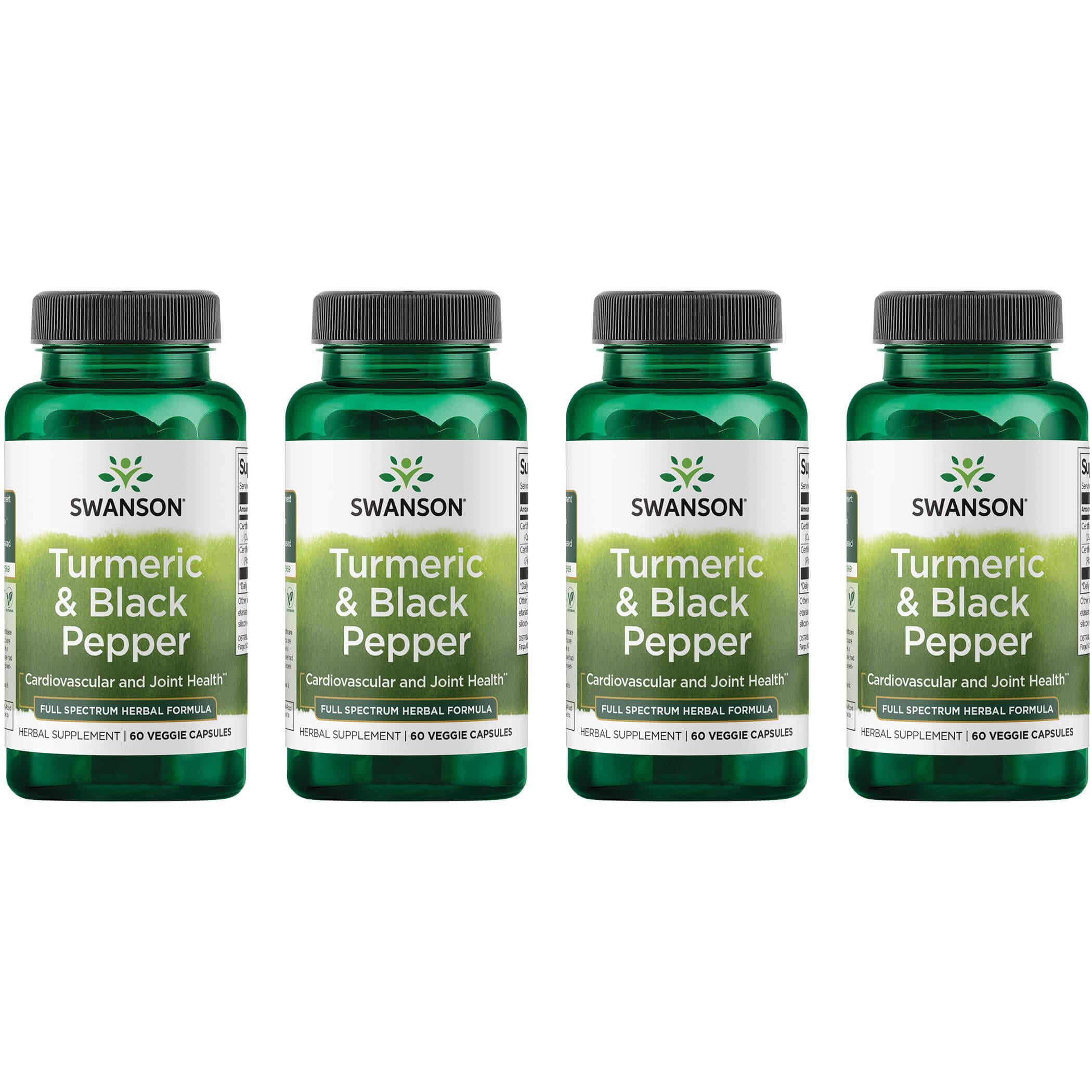 Swanson Turmeric & Black Pepper Supplement, Helps Support ...