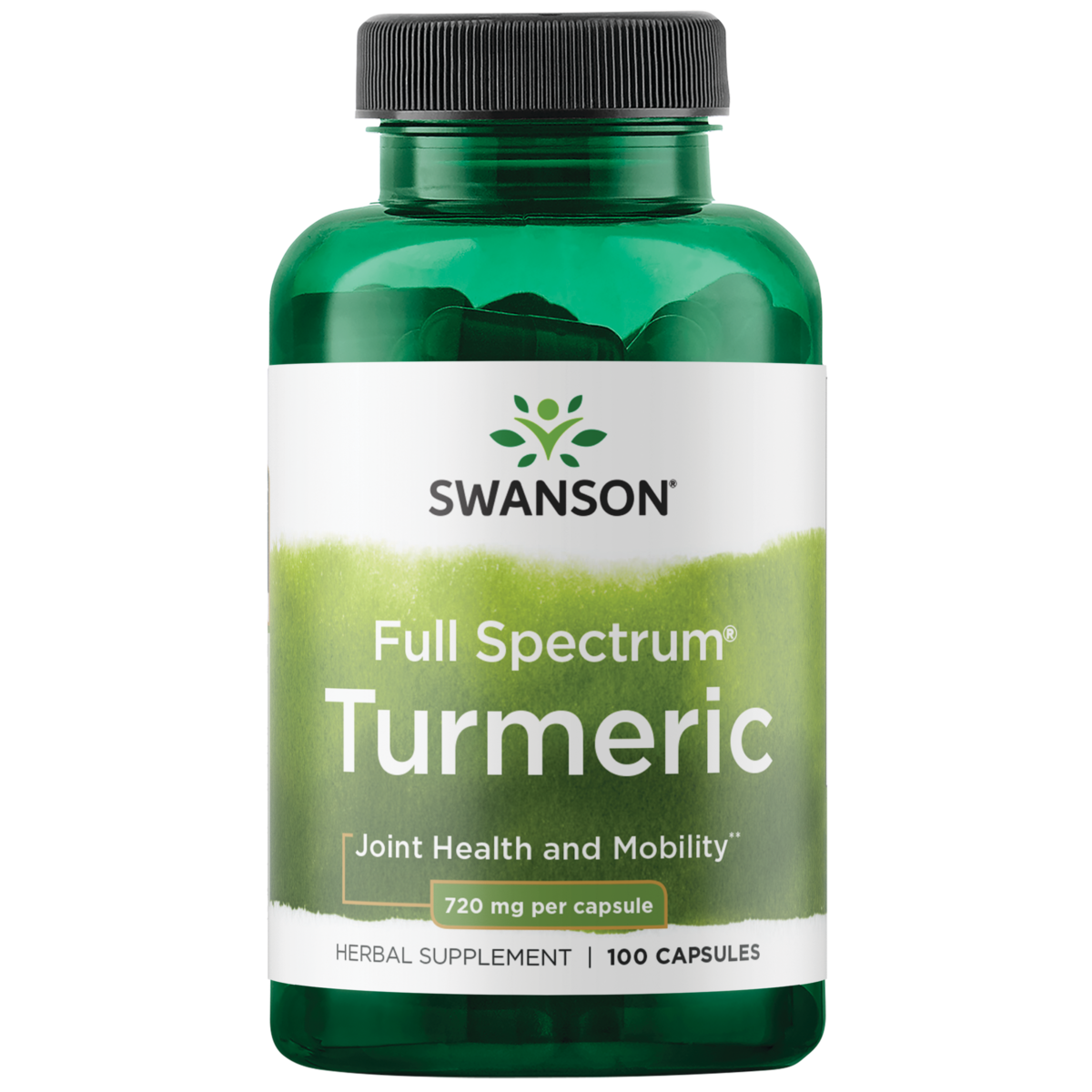Swanson Turmeric Root Capsules, 720 mg, 100 Count - Walmart.com