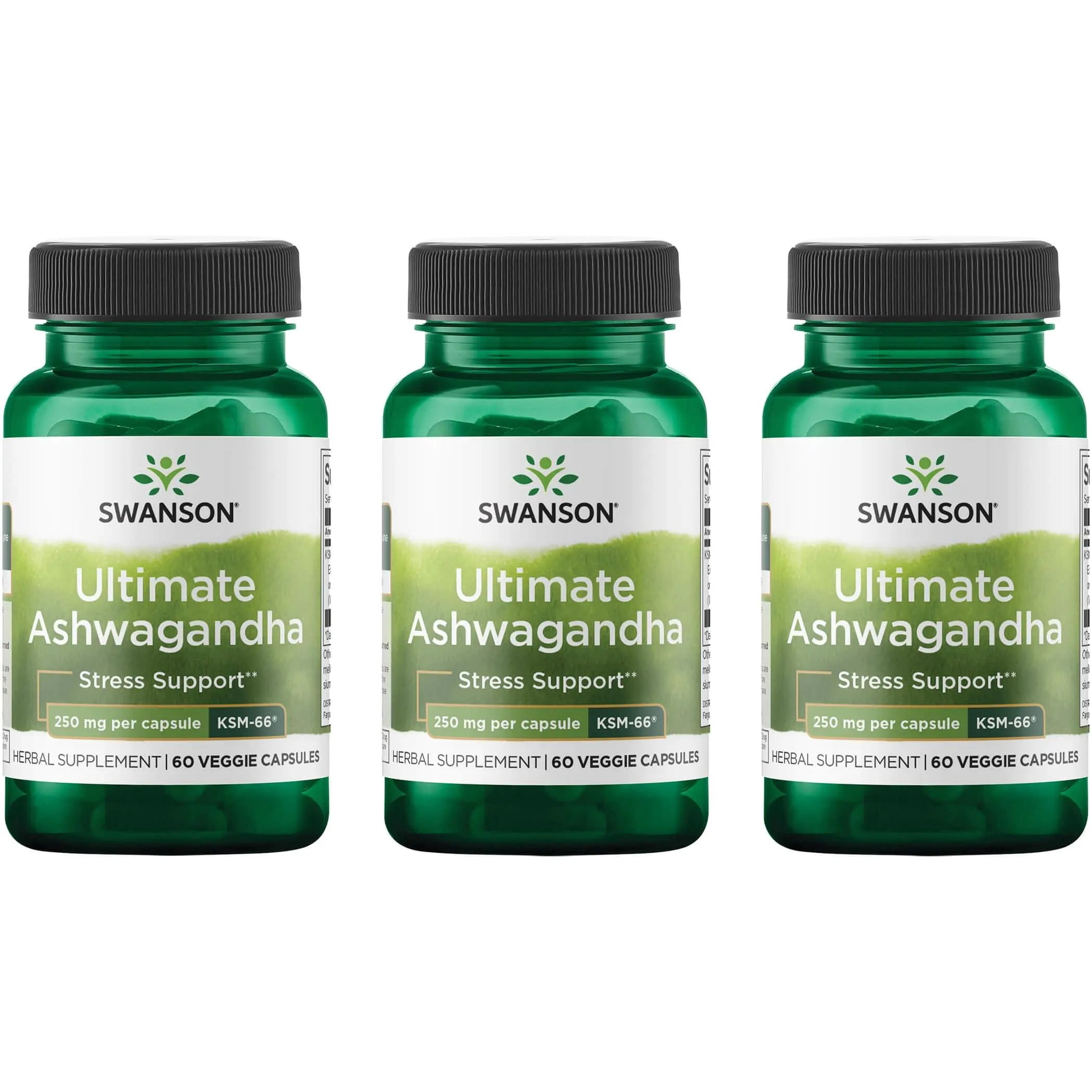 Swanson Ultimate Ashwagandha KSM-66 - Herbal Supplement Supporting ...