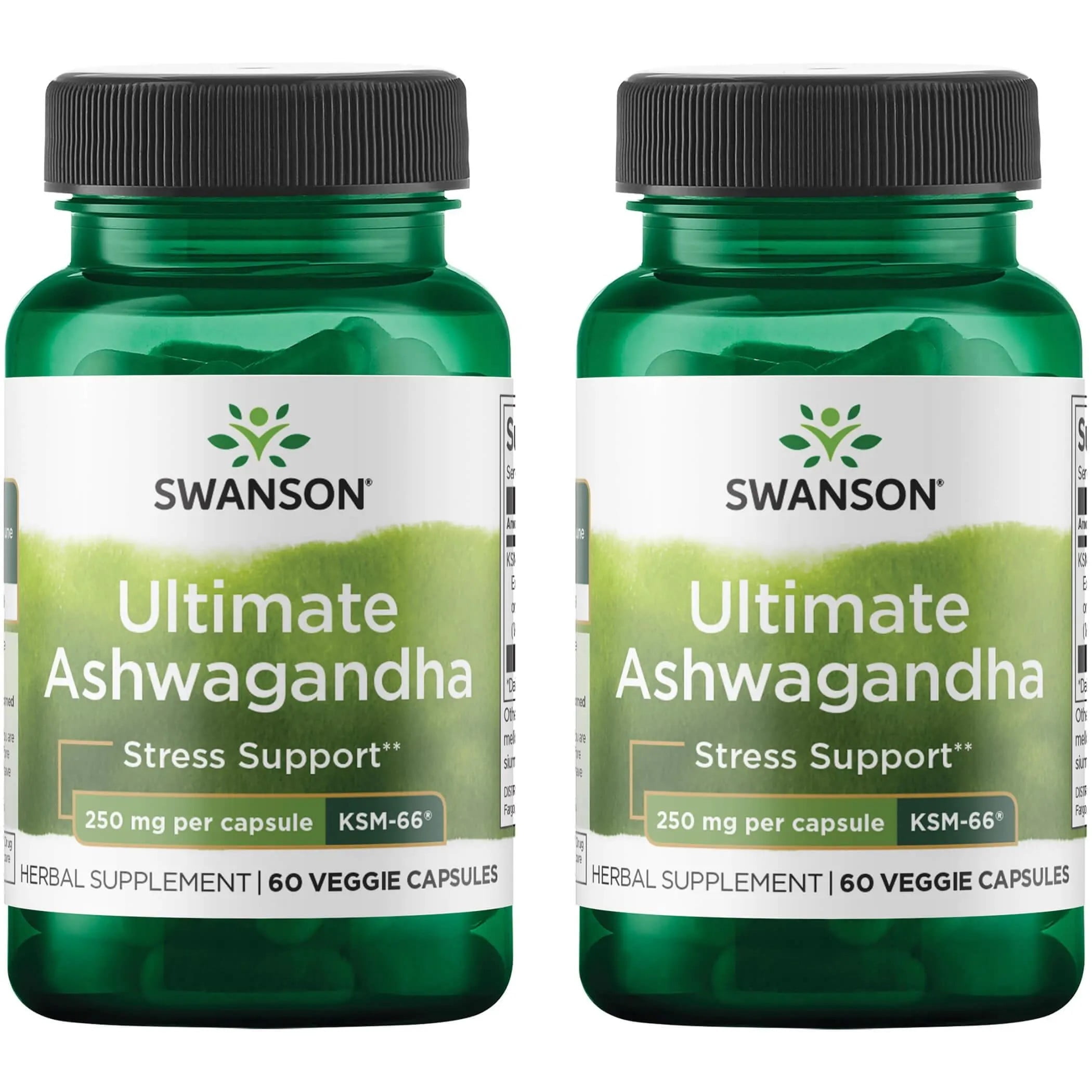 Swanson Ultimate Ashwagandha KSM-66 - Herbal Supplement Supporting ...