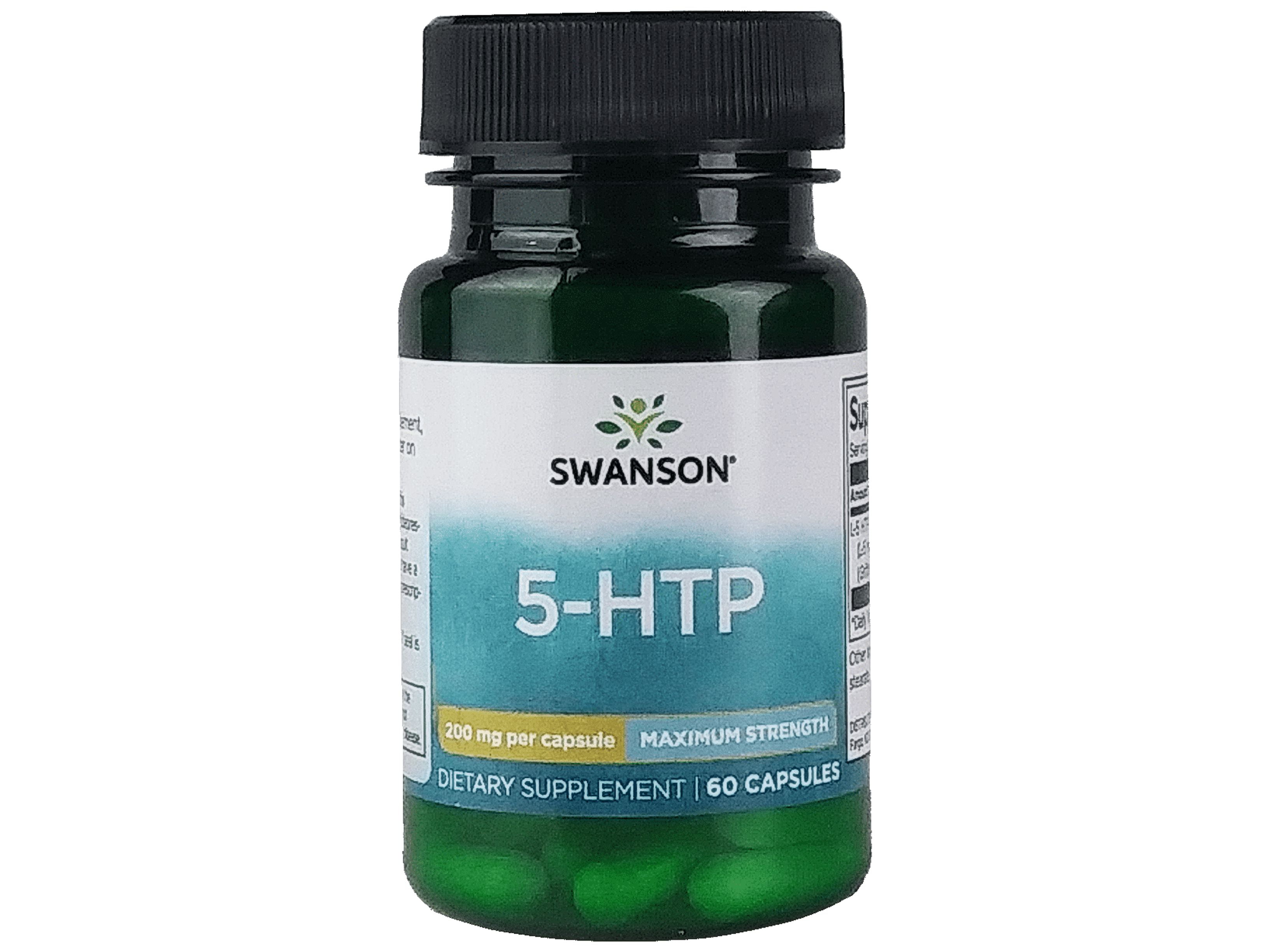 Swanson Ultra Maximum Strength 5-HTP Veggie Capsules, 200mg, 60 Count - Walmart.com