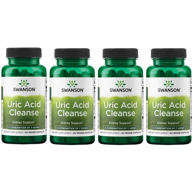 Swanson Ultra Uric Acid Cleanse, Natural Supplement Supports Kidney ...