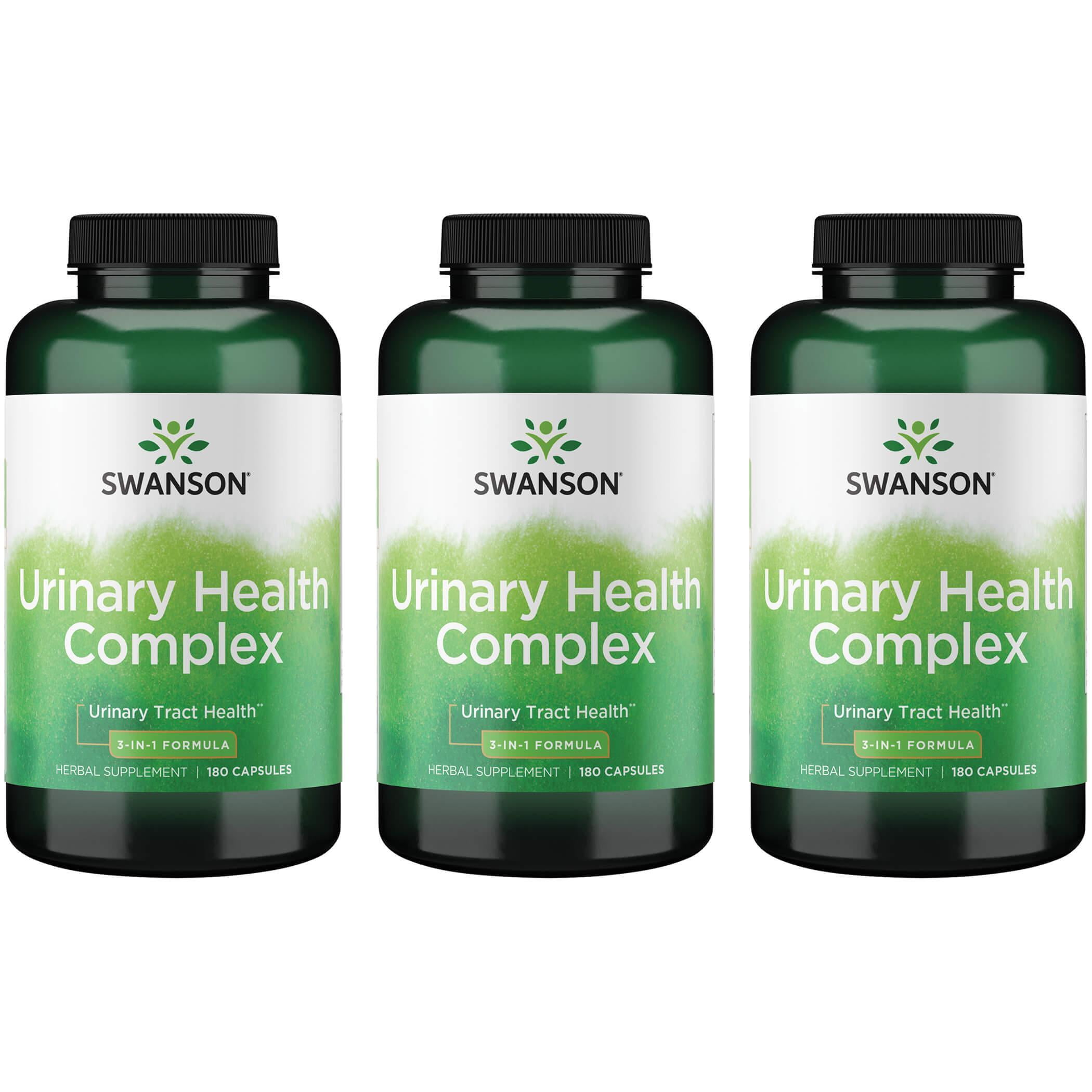 Swanson Urinary Health Complex 180 Caps 3 Pack - Walmart.com