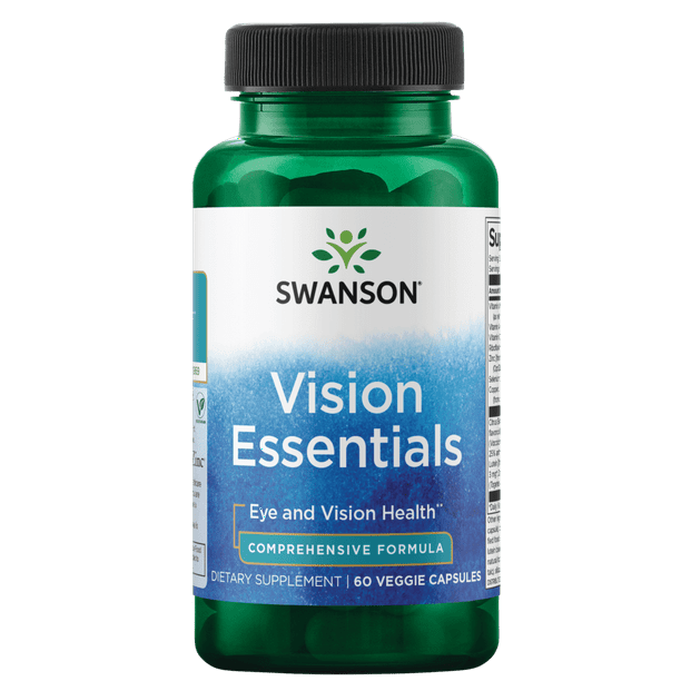 Swanson Vision Essentials 60 Veggie Capsules - Walmart Business Supplies