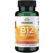Puritans Pride Vitamin B-12 1000 Mcg, Energy Support, Heart Health, Nervous System Health, 250 ...