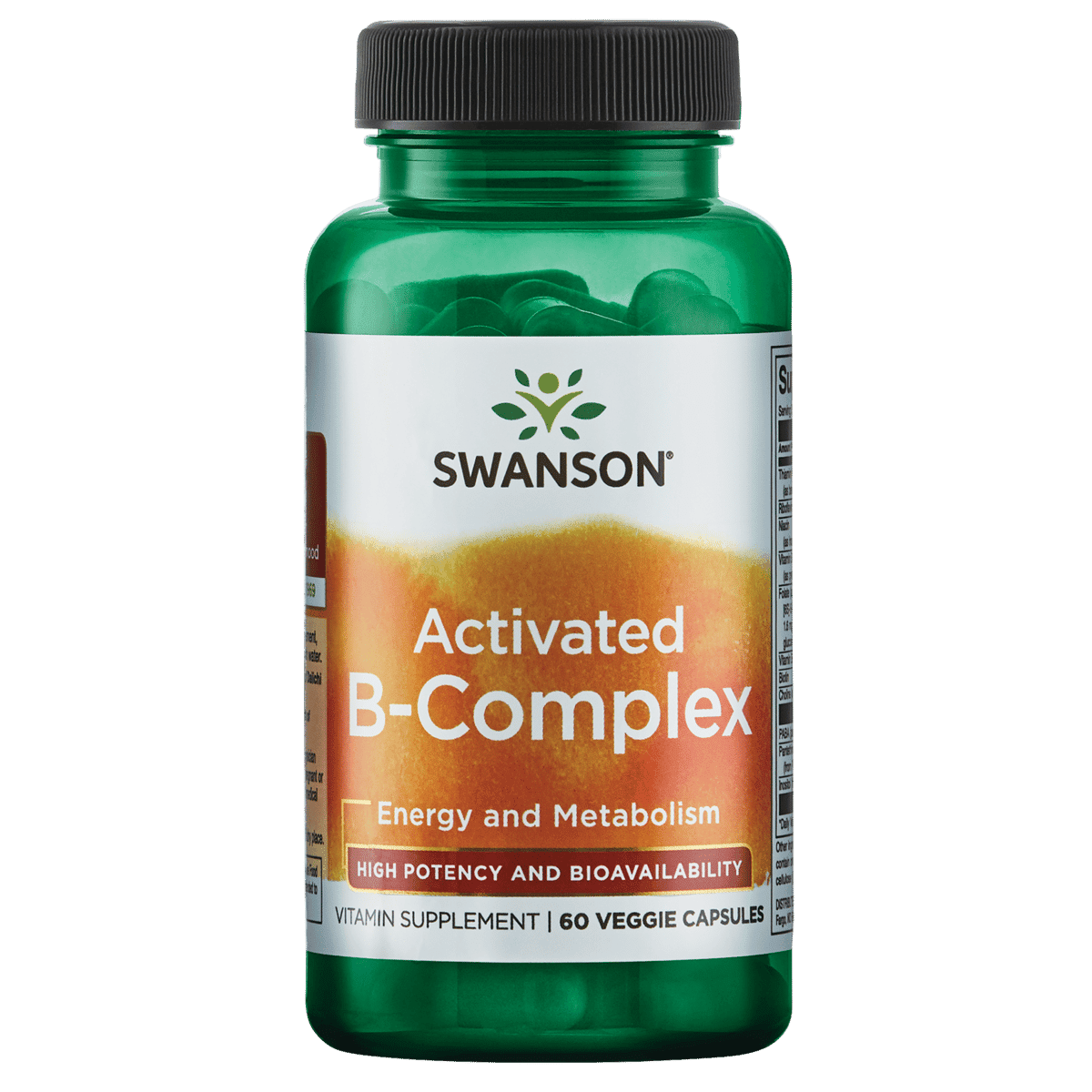 Swanson High Potency Activated B-Complex Veggie Capsules ...