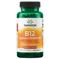 Swanson Vitamin B12 Cyanocobalamin Supplement, Supports Energy Production & Metabolic Health ...