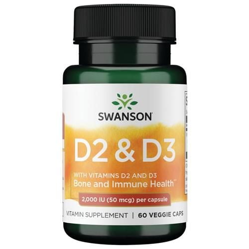 Swanson Vitamin D Complex With Vitamins D2 & D3 - Complete Sunshine ...