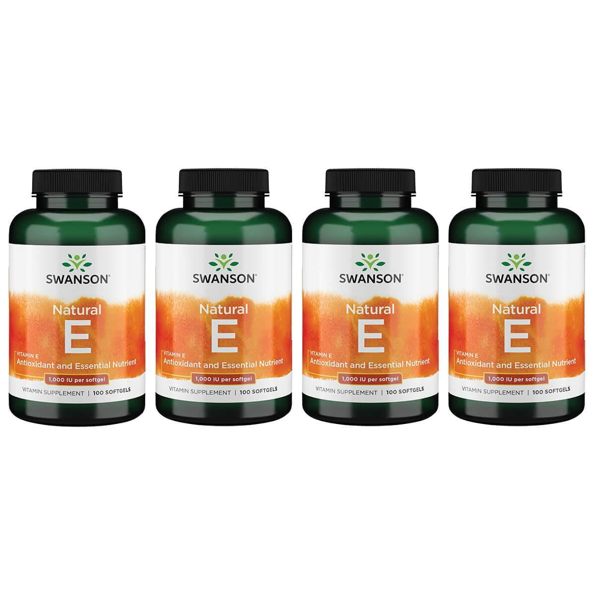 Swanson Vitamin E - Natural Vitamin Supplement Promoting Cardiovascular Health - Natural Formula ...
