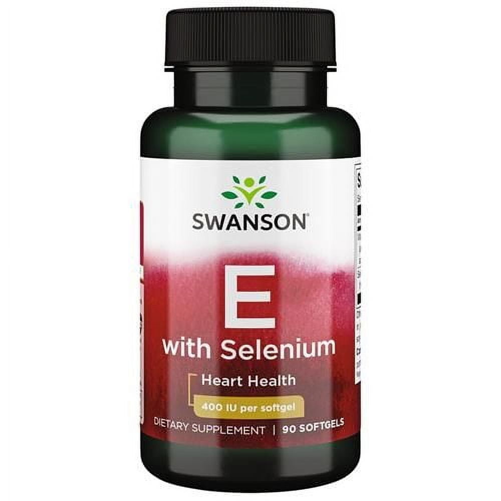 Swanson Vitamin E & Selenium 90 Sgels Packaging May Vary - Walmart.com