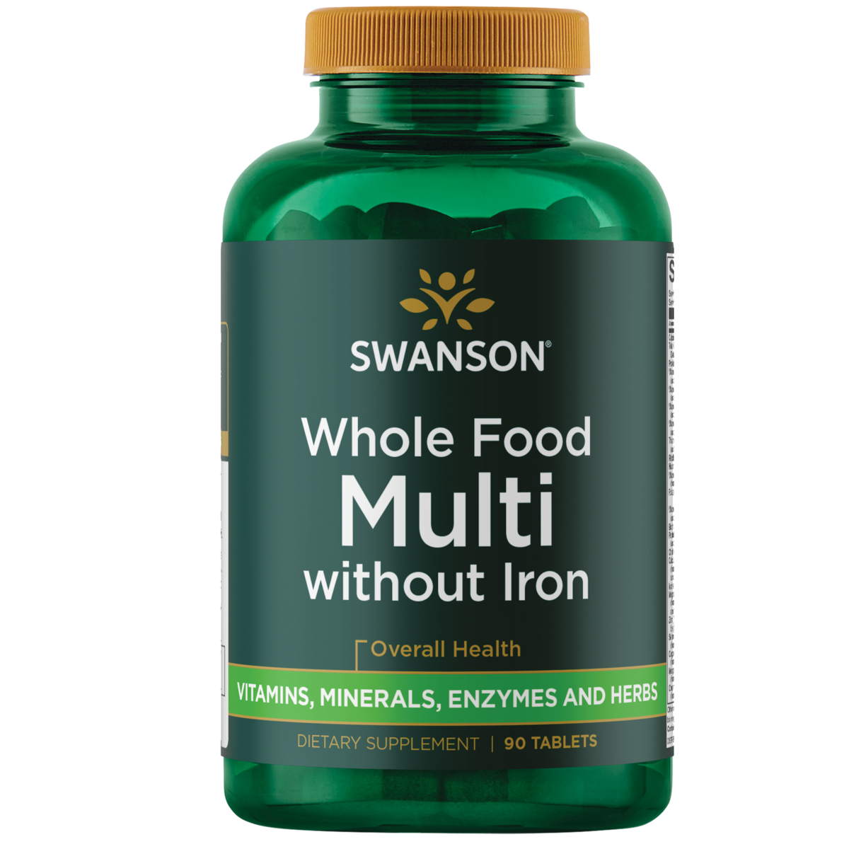 Swanson Whole Foods Formula Multivitamin and Mineral Without Iron ...
