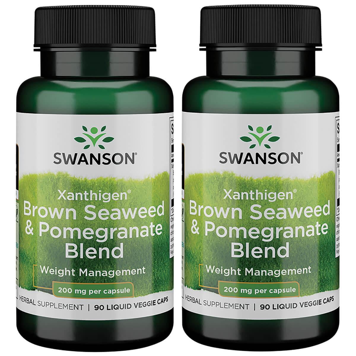 Swanson Xanthigen Brown Seaweed & Pomegranate Blend 200 mg 90 Liq ...