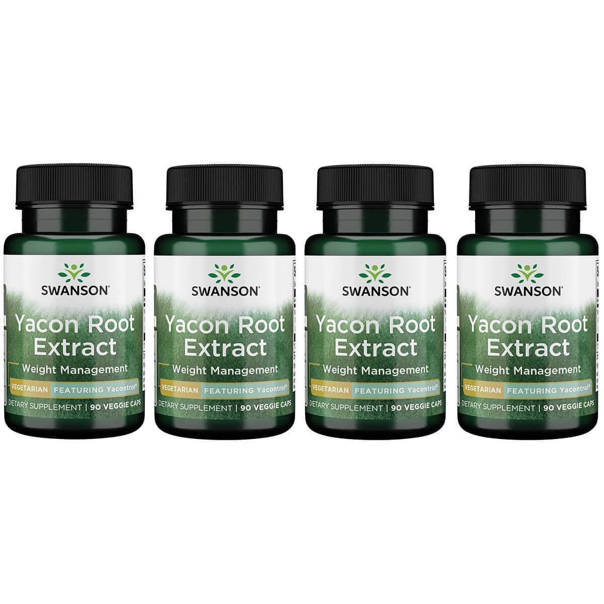 Swanson Yacon Root Extract - Featuring Yacontrol 100 mg 90 Veg Caps 4 ...