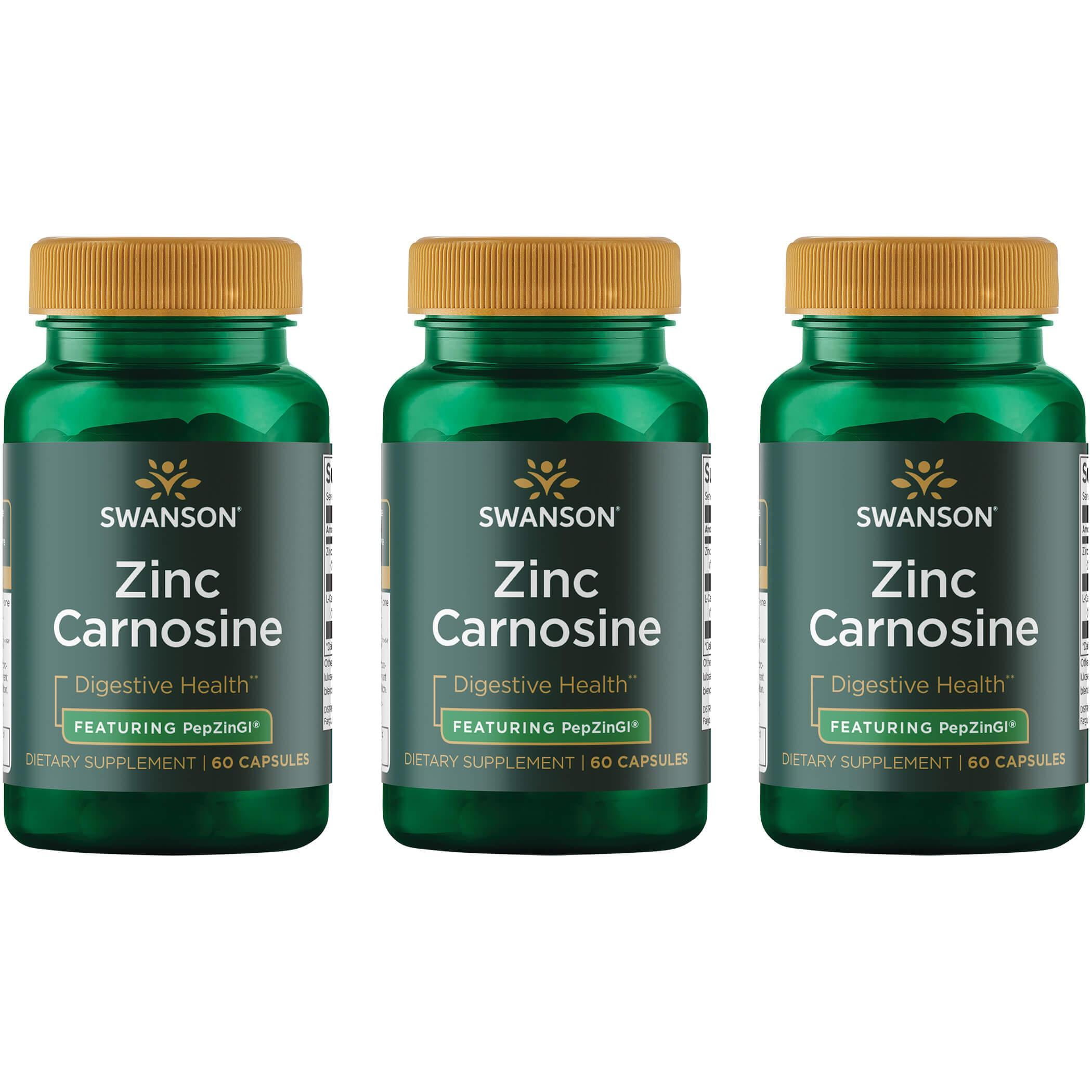 Swanson Zinc Carnosine (PepZin GI) - Natural Supplement Promoting ...