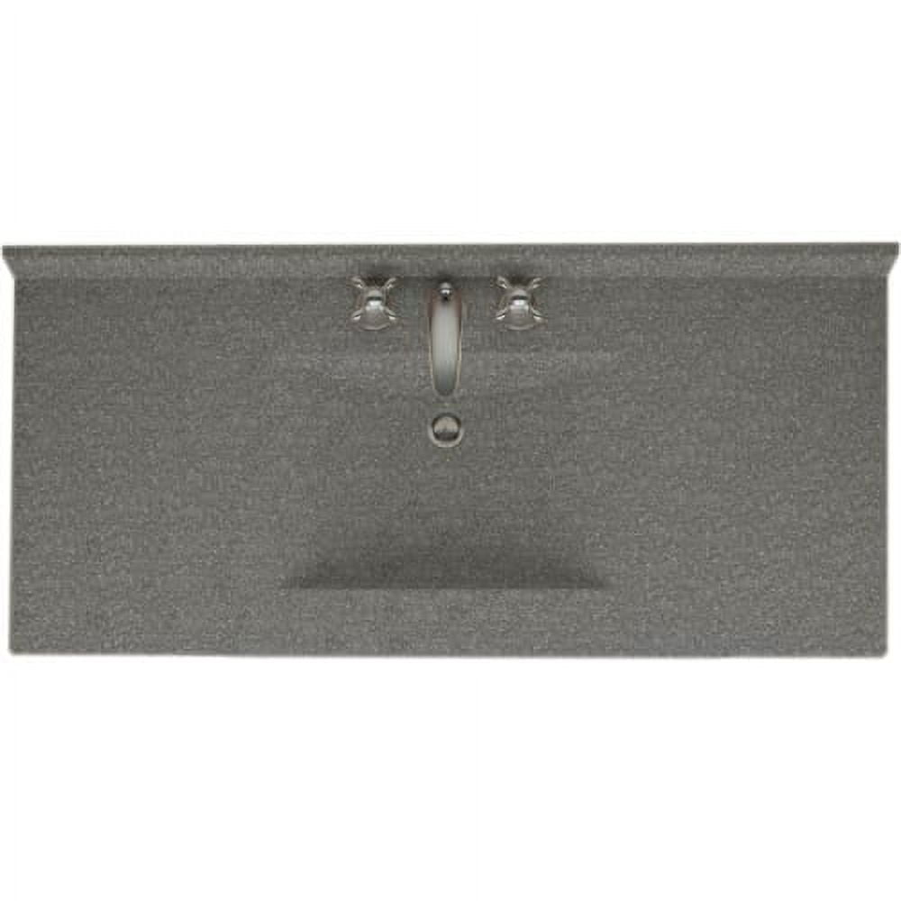 Swanstone CV2243 Contour 43" Swanstone Vanity Top with 3" Backsplash ...