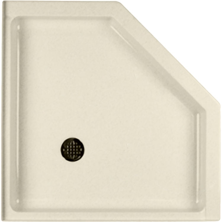Swanstone SS-38NEO-037 Bone 38" Neo Angle Fit-Flo Shower Floor ...