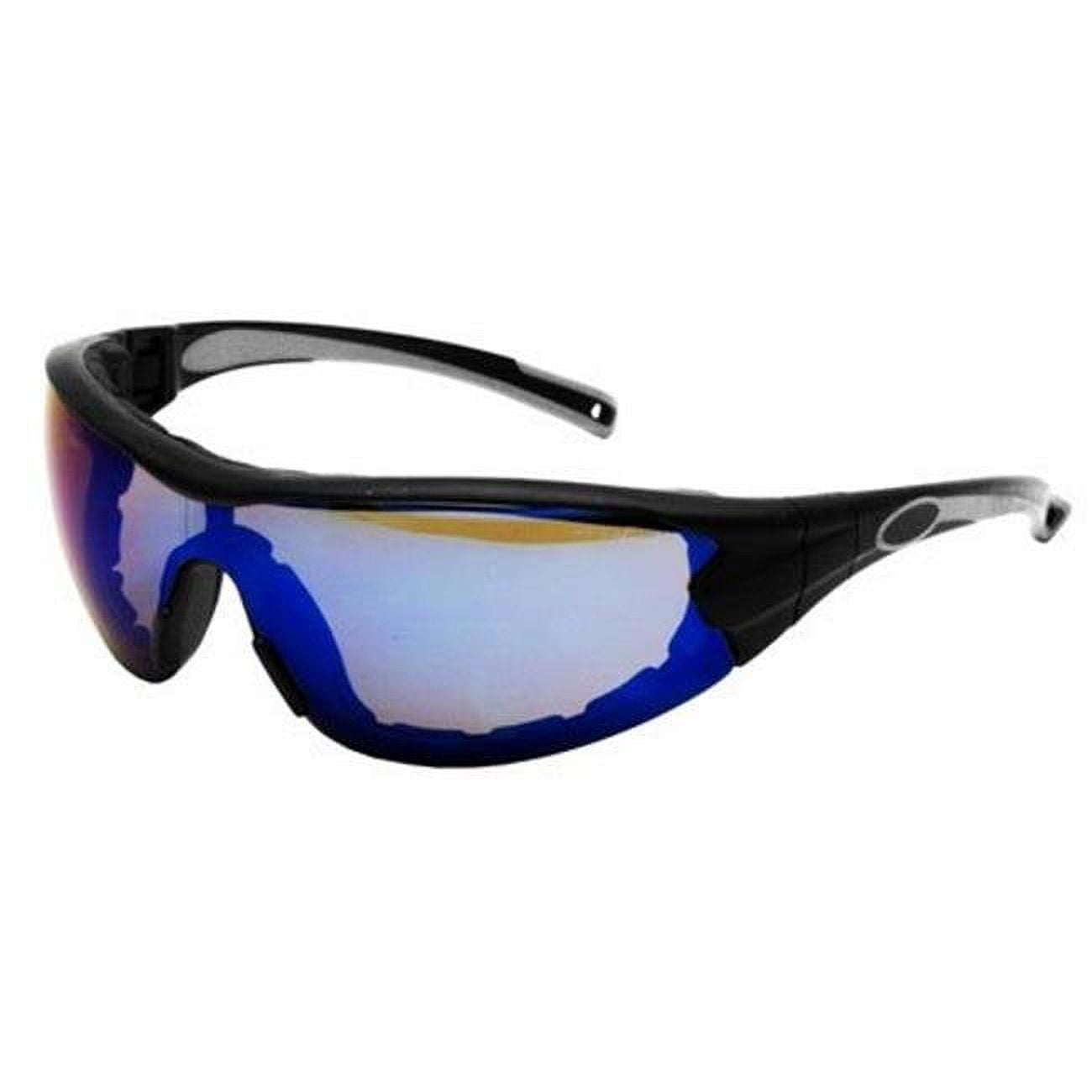 Swap Safety Glasses / Goggles - Blue Mirrored Lens - Walmart.com