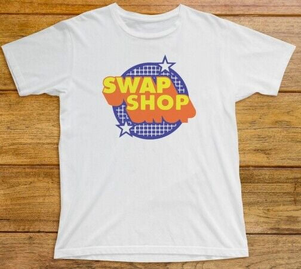 Swap Shop T Shirt 733 TV Saturday Multi-Coloured Crackerjack Tiswas ...