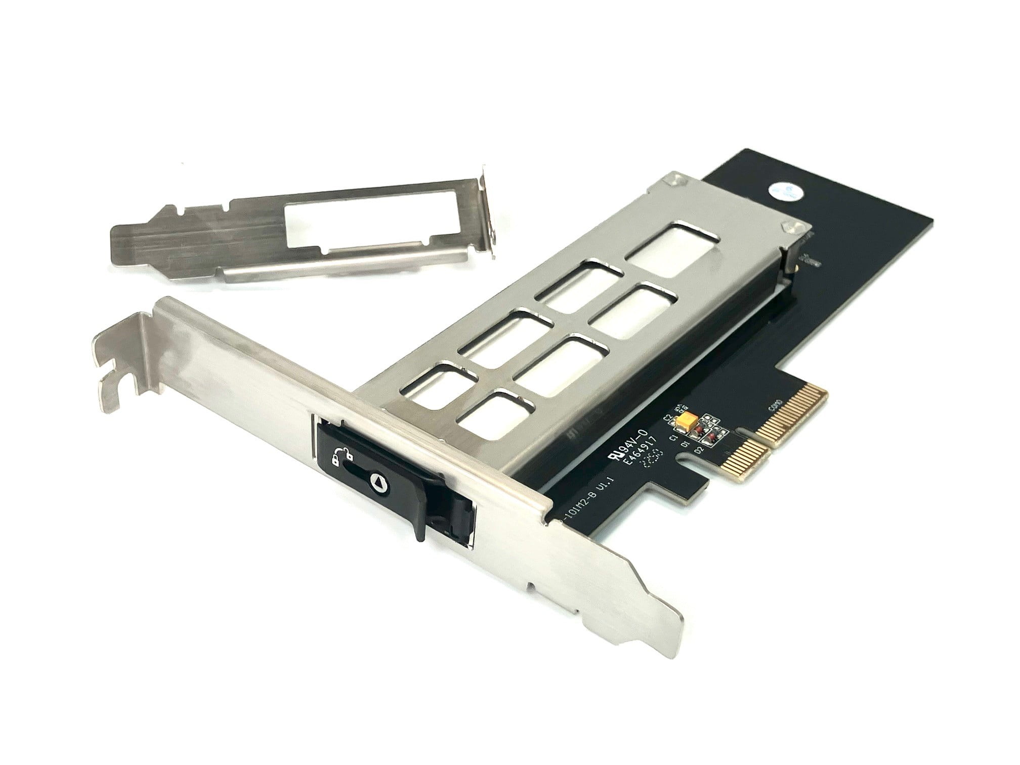Swappable NVMe U.2 M2 PCIe Slot Adapter Single SSD with Brackets ...