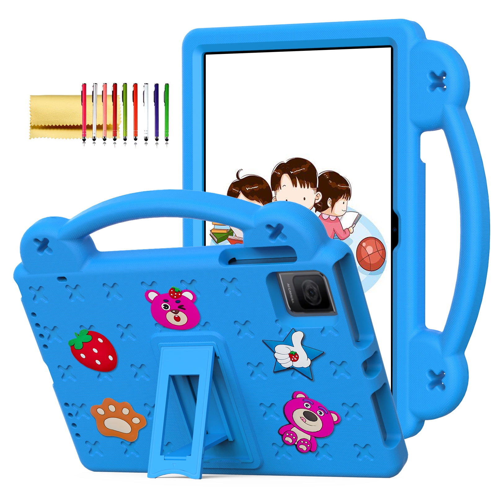 Swarich Case for T-Mobile Revvl Tab 5G 2023, Strawberry Panda Shockproof Rugged Lightweight ...