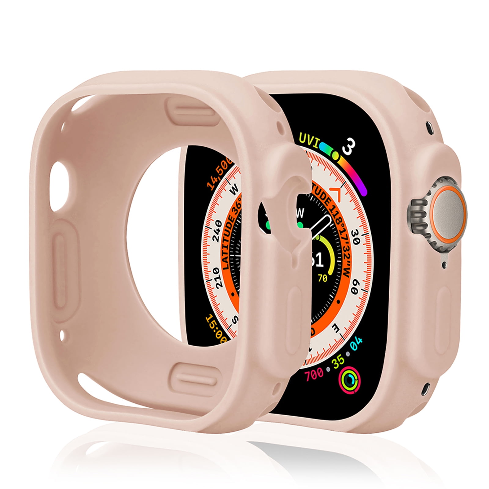 Swarich Frame Case for Apple Watch Series 9/8/7 (45mm) - Durable Soft ...