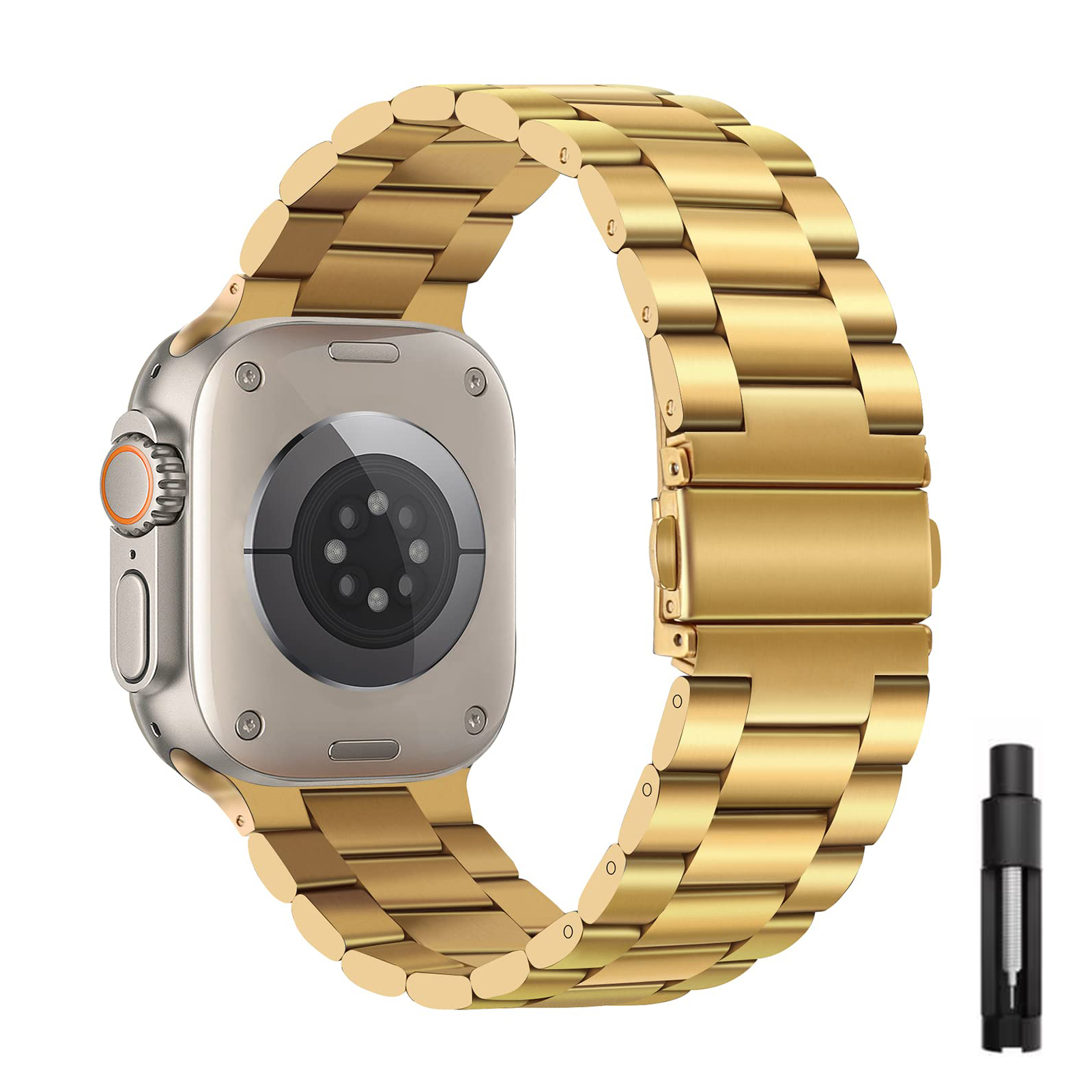 Swarich Metal Strap for Apple Watch 42/44/45/49mm Ultra/SE/Series 1-9 ...