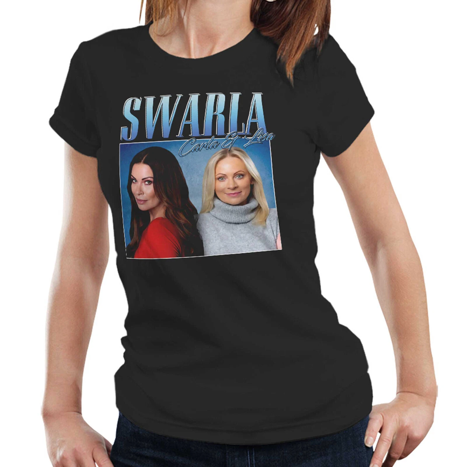 Swarla Carla Lisa Tribute Retro Fun Squad Appreciation Unisex T-Shirt ...